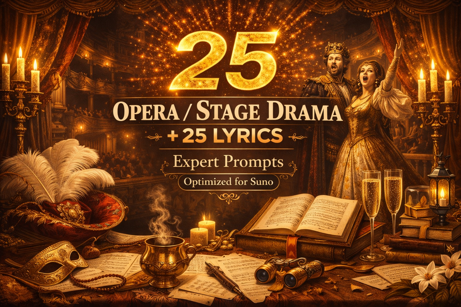 Opera Stage Drama Prompts for Suno, Theatrical Tension and AI Classical ...